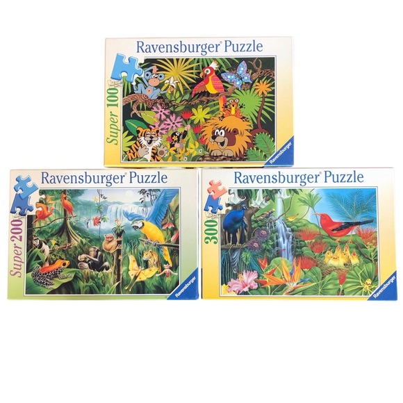 Ravensburger | Toys | Ravensburger Jungle Wildlife Theme 0 200 300 ...